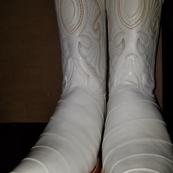 Los Altos | Shoes | Exotic Eel Skin Boots | Poshmark